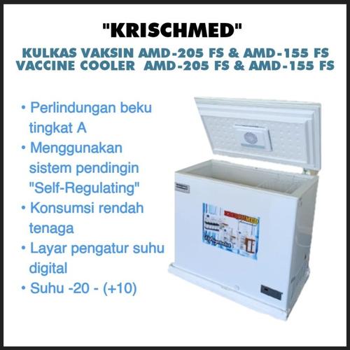 Jual PHARMACEUTICAL REFRIGERATOR FREEZER krischmed KULKAS VAKSIN ...