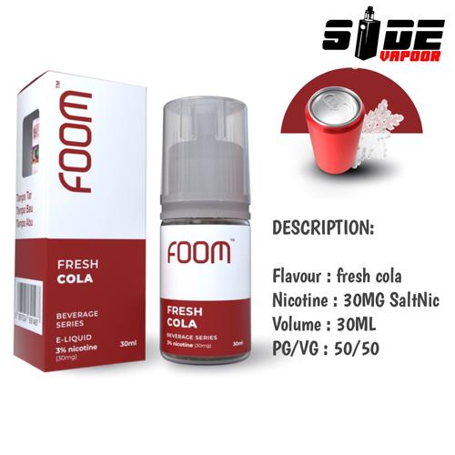 Jual Liquid FOOM Fresh Cola 30ml Saltnic Beverage Series by FOOM Lab ...