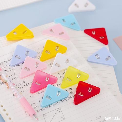 Jual Penjepit Kertas Akrilik Penjepit Sudut Kertas Segitiga Acrylic ...