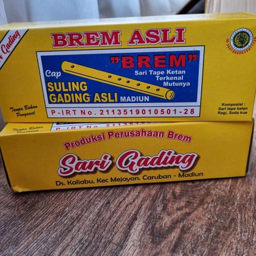 Promo Brem Cap Suling Gading Asli Madiun Oleh-oleh Khas Daerah - Kota ...