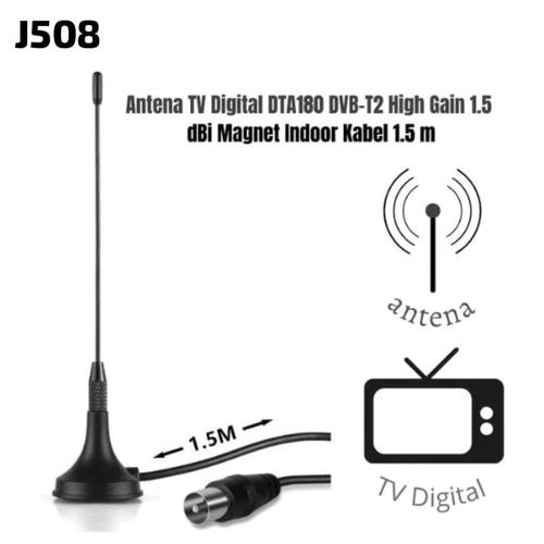 Jual J508 ORIGINAL ANTENA MAGNET TV TELEVISI INDOOR OUTDOOR PENANGKAP ...