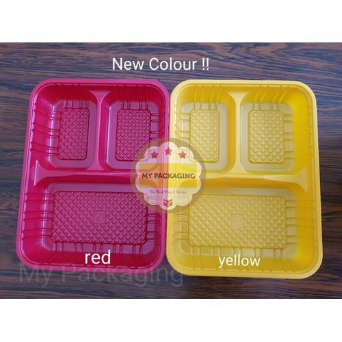 Jual Tray Bento / Bento Box (sekat 3) TANPA Tutup - Kota Bandung - My ...