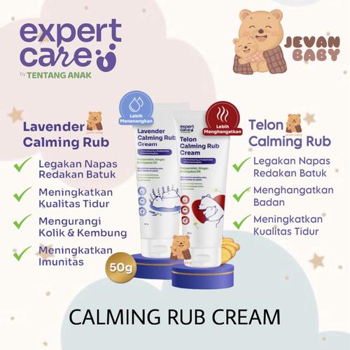 Jual Expert Care Calming Rub Cream Telon / Lavender | Krim Bayi ...