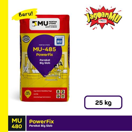 Jual Mortar Utama MU-485 PowerFix Perekat Big Slab 25Kg - 1 Sak ...