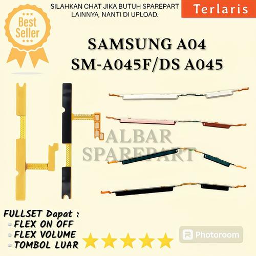Jual FLEXIBLE POWER ON OFF VOLUME SAMSUNG A04 SM-A045F A045 FLEX TOMBOL ...
