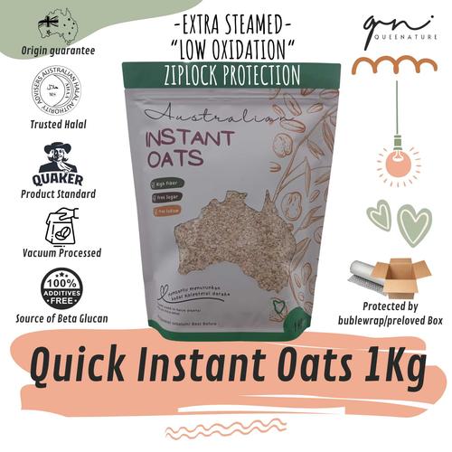 Jual Oats Australian Instants Oats instan Oat Menir Gandum Instan 1 kg ...