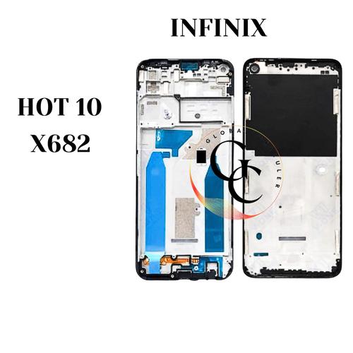 Jual Frame Lcd Infinix Hot 10 X682 Original (Tulang Tengah Dudukan Lcd ...
