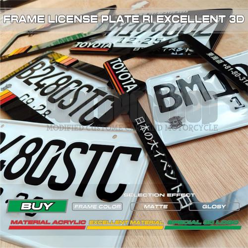 Jual FRAME DAN PLATE CUSTOM JDM AND USDM - USDM FLAT&PLATE - Kab ...