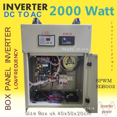 Jual box panel power 2000w inverter psw lengkap LVD, Trafo 2000 watt ...