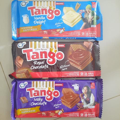 Jual tango wafer 39gr/35gr vanila coklat milky coklat - Kota Pontianak ...