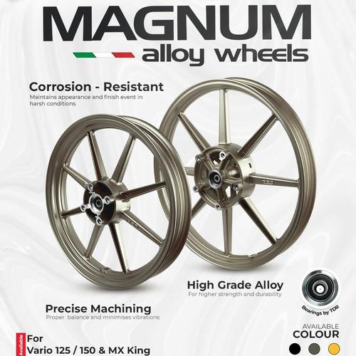 Jual Velg RPD Casting Wheel Set Magnum For MX-King 150 - Gold - Kota ...