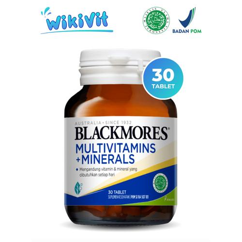 Jual BLACKMORES Multivitamins + Minerals 30 Tablet - HALAL BPOM KALBE / Multivitamin & Minerals ...