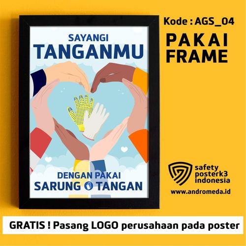 Jual Safety Poster Slogan K3 Kampanye Keselamatan Tangan Sayangi dan ...