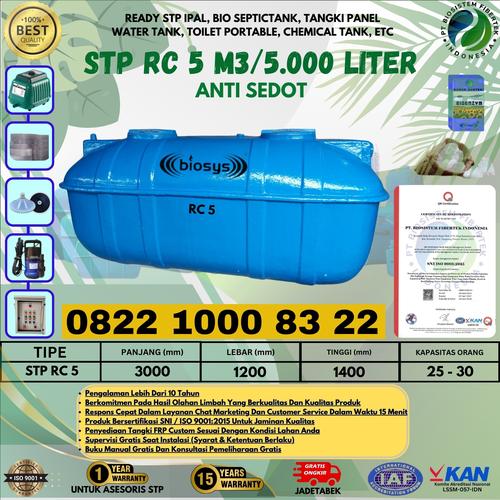 Jual Septic Tank STP RC 5 M3/5.000 liter, Sepiteng - Biosys - Biofilter ...