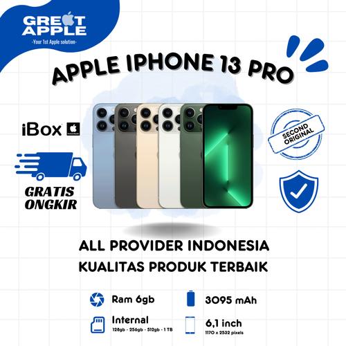 Jual Iphone 13 Pro 128gb 256gb Garansi Resmi Ibox-Inter - Fullset Like New - FULLSET IBOX - 128 ...