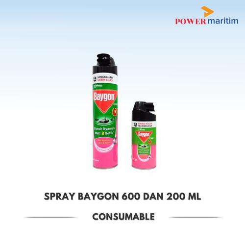 Jual Baygon Semprot 600 dan 200ml Spray Aerosol Pembasmi Nyamuk Lalat ...