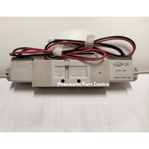 Jual Solenoid Valve RDS3230-5G-02 Double 1/4” DC24V Pneumatic TPC ...