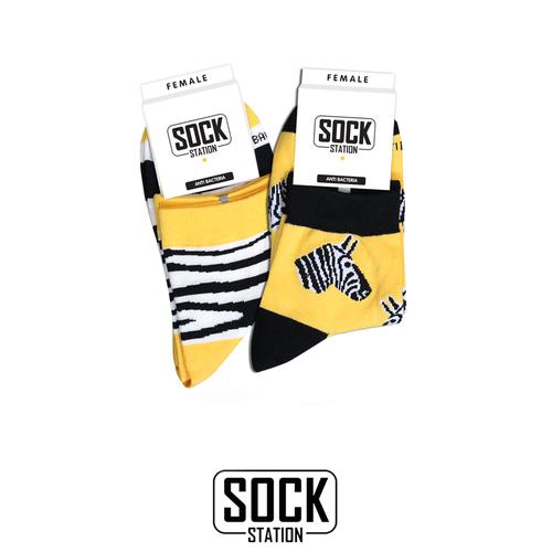 Jual MUNDO - Sock Station Women Casual Ankle Zebra - Kaos Kaki Wanita Pendek - Zebra - Jakarta ...