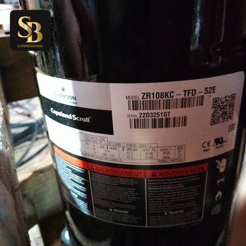 Jual Compressor Copeland Scroll ZR108KC TFD 52E/Kompresor Copeland Scroll ZR108KC TFD 52E ...