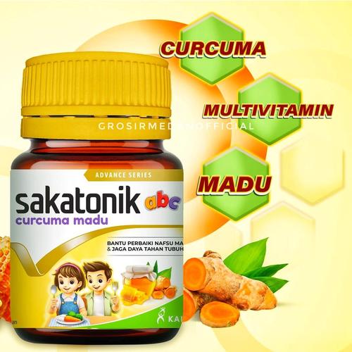 Jual SAKATONIK ABC CURCUMA MADU TABLET HISAP - MENINGKATKAN NAFSU MAKAN ...