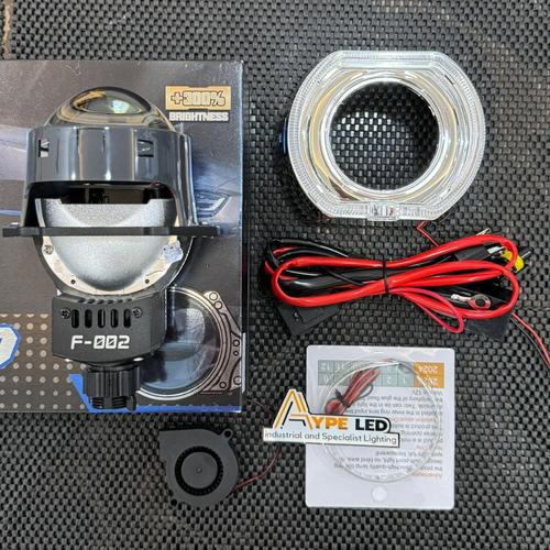 Jual PAKET HEMAT BILED AES F002 3 INCHI BLUELENS BILED F2 PLUS SHROUD ...