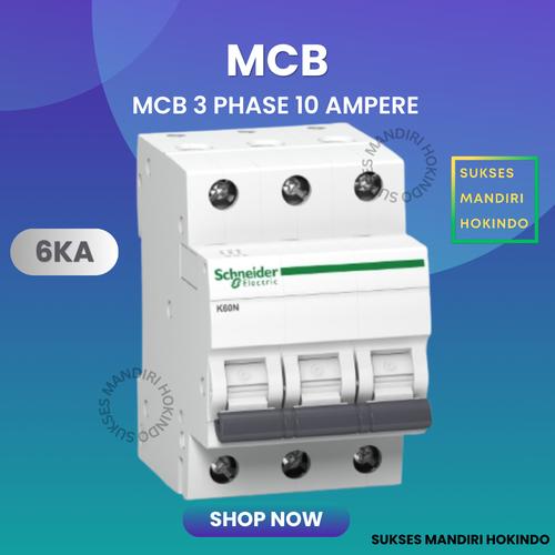 Jual MCB 3 Phase 10 Ampere 3P 10A Schneider 6kA - Jakarta Pusat - Sukses Mandiri Hokindo | Tokopedia