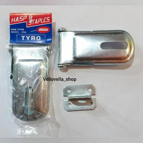 Jual 4 INCH Overvall tebal / kokot pintu tebal / cantelan kunci gembok ...