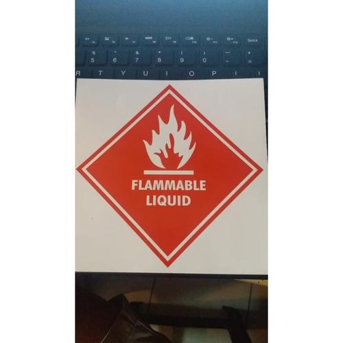 Jual SIGN LABEL STICKER FLAMMABLE LIQUID DIM 15X15 STIKER RAMBU K3 ...
