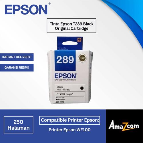 Jual Tinta Epson T 289 Black / Original Original WF-100 - Jakarta Pusat ...