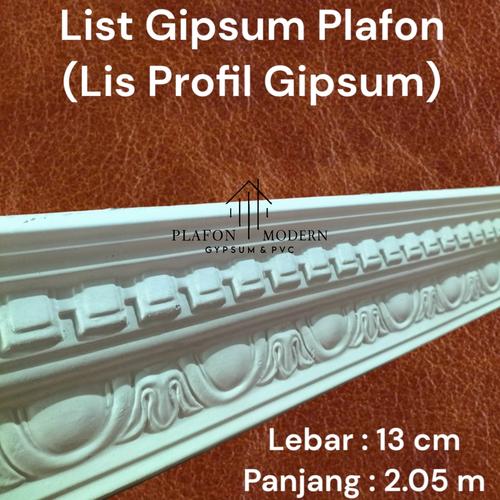 Jual Lis gypsum gipsum motif matakebo piano 13 cm / list gypsum profil ...
