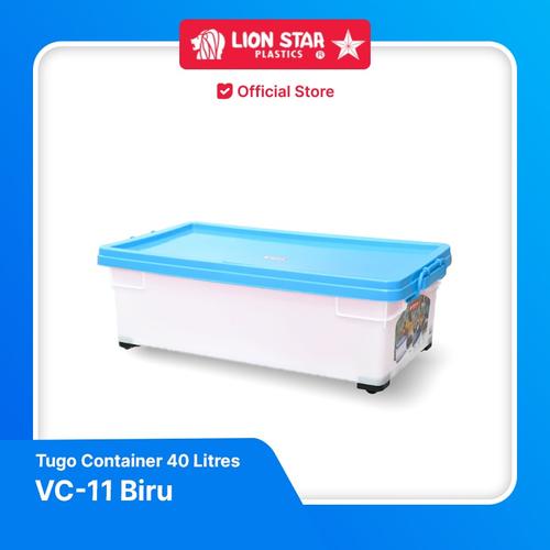 Promo LION STAR Kotak Penyimpanan Tugo Container 40 L VC-11 - Hijau ...