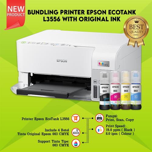 Jual Printer Epson Ecotank L3556 Print Scan Copy Wifi Multifungsi New ...