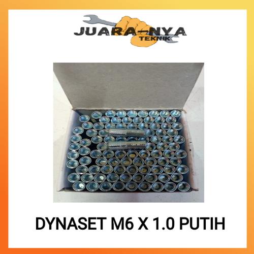 Jual Dynaset m6 Putih / Dinaset / Fisher Besi 6mm / Drop In Anchor m6 ...