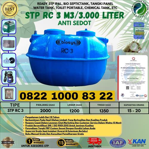 Jual Septic Tank STP RC 3 M3/3.000 liter, Sepiteng - Biosys - Biofilter ...