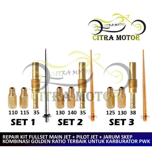 Jual REPAIR KIT SET PWK MAIN JET PILOT JET JARUM SKEP KARBURATOR KEIHIN ORI - SET 2 - Kab ...