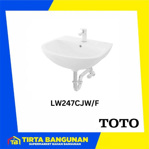 Promo TOTO LW247CJW/F WALL HUNG LAVATORY / WASTAFEL GANTUNG / WASTAFEL ...