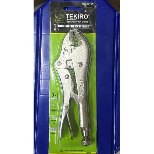 Jual TEKIRO LOCKING PLIERS STRAIGHT 7 inch ANG BUAYA LURUS PL-LG0767 ...