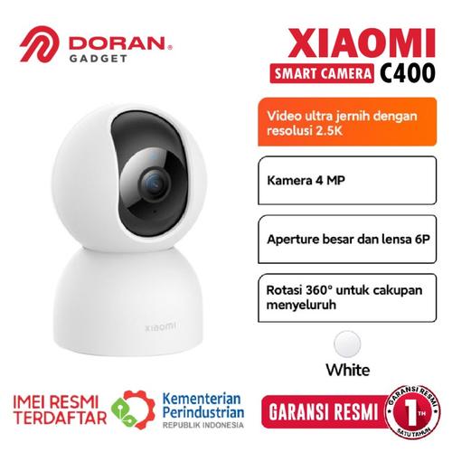 Promo Xiaomi Smart Camera CCTV C400 4MP Rotasi 360° AI Human Detection ...