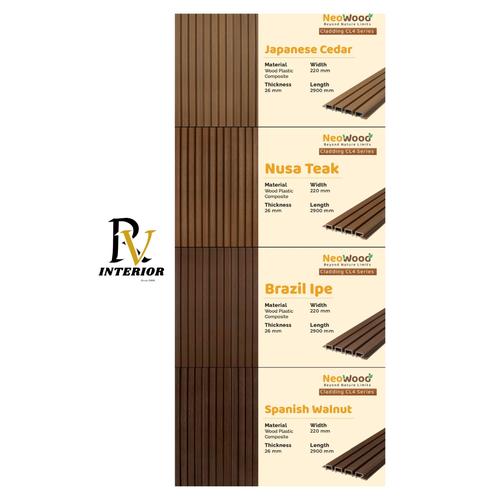 Jual WPC WALLPANEL OUTDOOR - CLADDING PANEL NEOWOOD DINDING - HIASAN ...