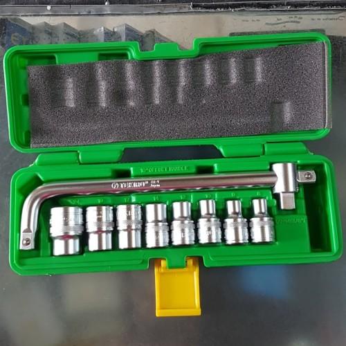 Jual Tekiro Hand Socket set 10 pcs 1/2" DR.6 PT 8-24mm SC-SE0604 ...