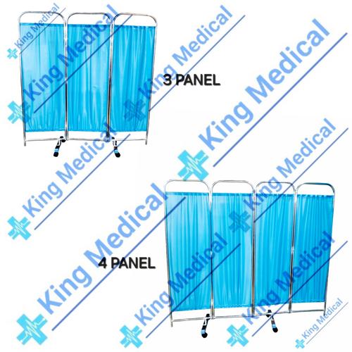 Jual Bed Screen Stainless 3 Panel + Kain/Sekat Ruangan Klinik/Rumah ...