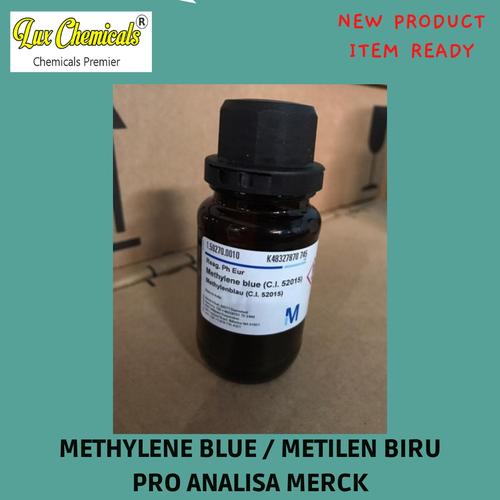 Jual ( MERCK ) Methylene Blue / Metilen Biru Pro Analisa 5 dan 10 Gram ...