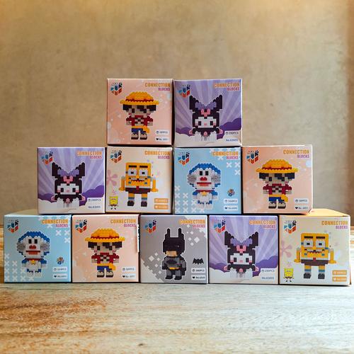 Jual Nano Blocks Mini 3D Model Kartun, Mainan Block Susun, Kartun ...
