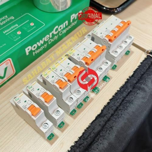 Jual mcb 20A/40A/50A 2phase 6ka SNI DV original mcb rumah mcb panel SNI ...