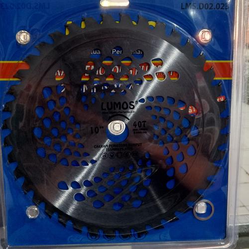 Jual Mata Pisau Mesin Potong Rumput Bulat LUMOS 255mmx25,4mm 10"x40T 10Inch 40 Mata Cakram ...