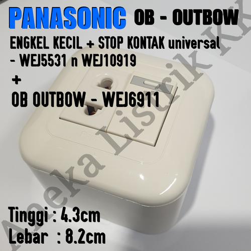 Jual PANASONIC OB SAKLAR ENGKEL STOP KONTAK UNIVERSAL OB OUTBOW SAKLAR ...