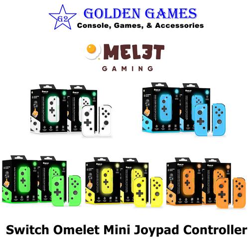 Jual Switch Omelet Mini Joypad Controller (Glow in the Dark) - Sunset Orange, Left/Kiri - Kota ...