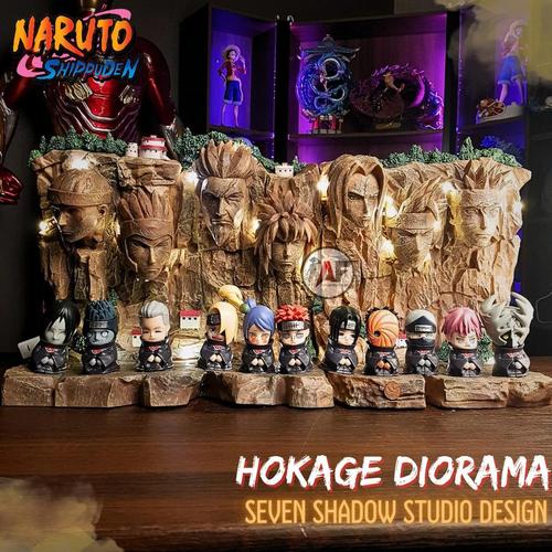 Jual Statue Naruto Hokage Konoha wall Rock Diorama Seven Shadow Studio ...