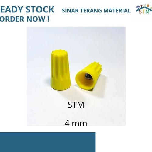 Jual Las Dop Kabel 4 mm Nichi / Penutup Sambungan Kabel / Screw on Wire ...