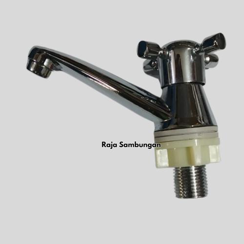 Jual Kran Air Wastafel Gagang Putar Keran Cuci Piring Tangan Westafel ...